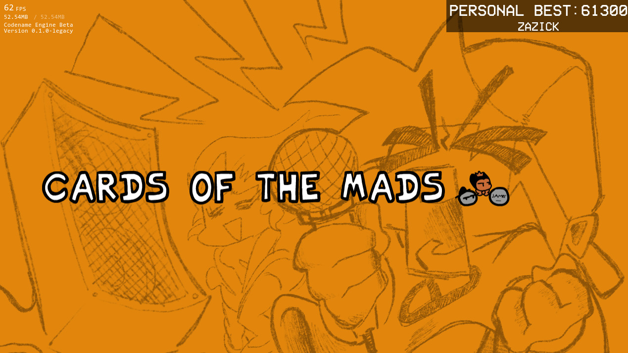 CARDS OF THE MADS (A Crazy Universe Oneshot Mod) Mod for Friday Night ...