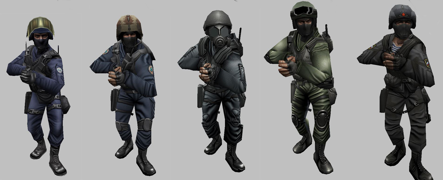 All player models retextured Mod for Counter-Strike: Condition Zero ...