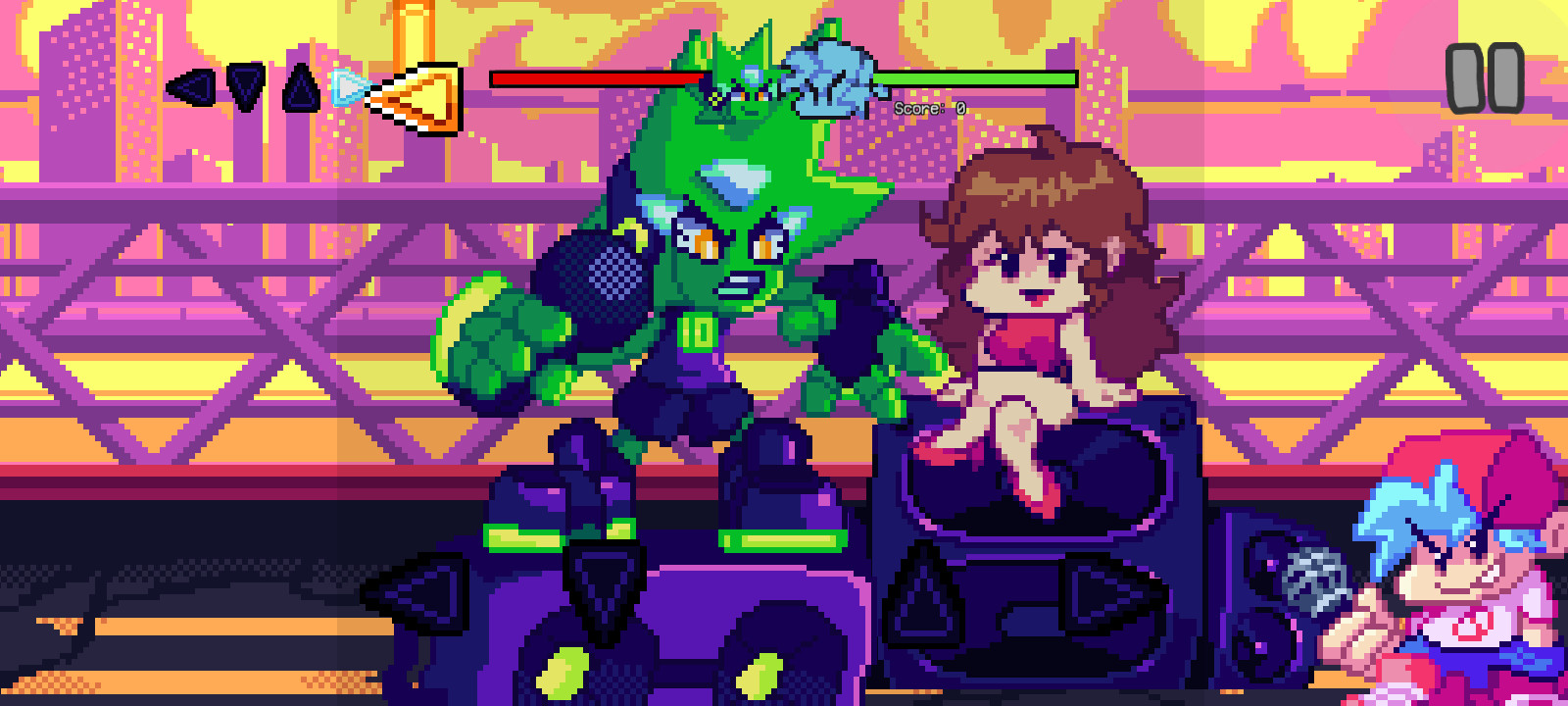 FNF Vs. Neon [V-Slice Port] Mod for Friday Night Funkin' | FNF Mods