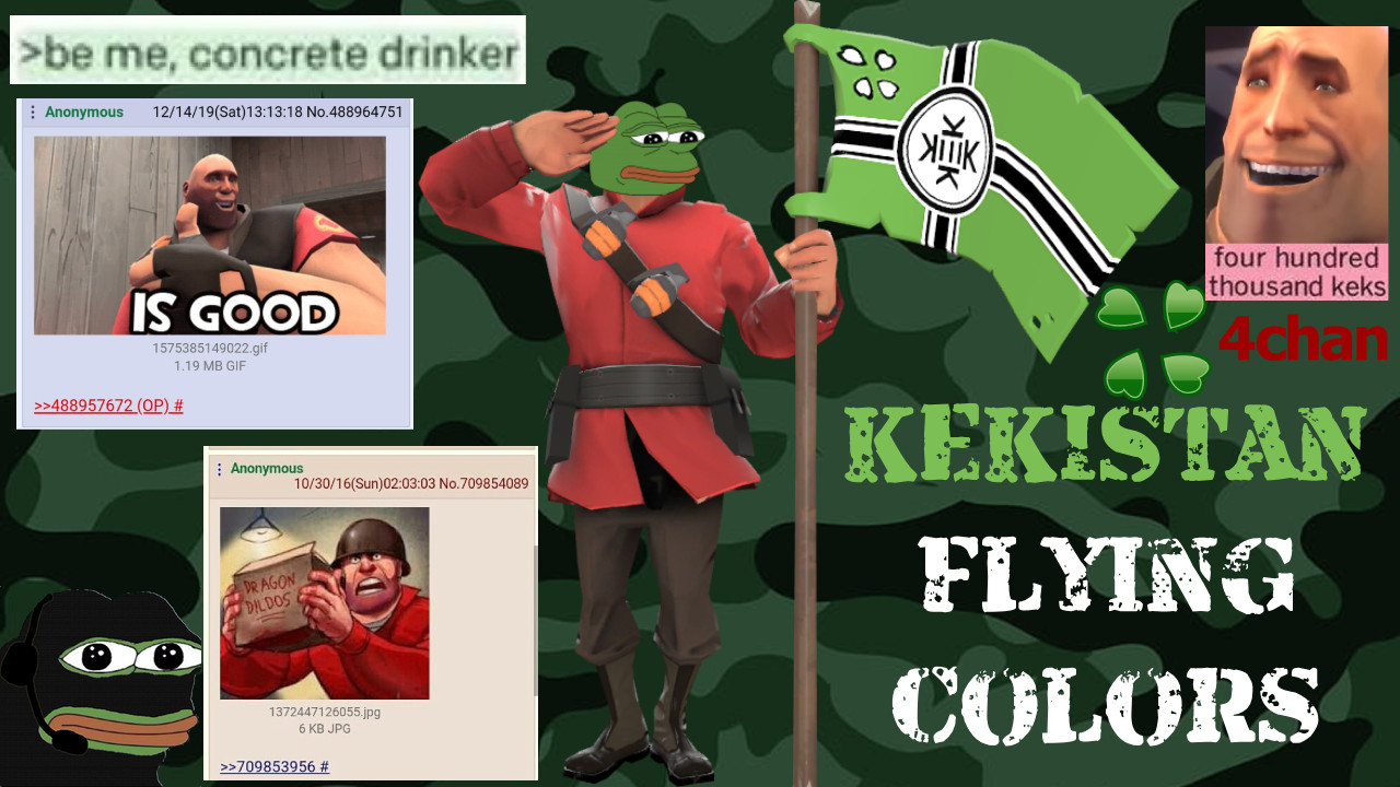 [SENSITIVE CONTENT] KEKistan Flying Colors (Praise KEK and Shadilay ...