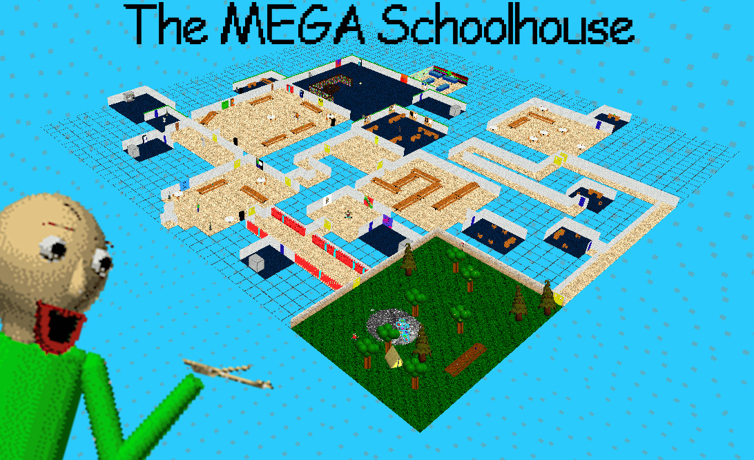 The MEGA Schoolhouse Mod for Baldi's Basics | Baldi Mods