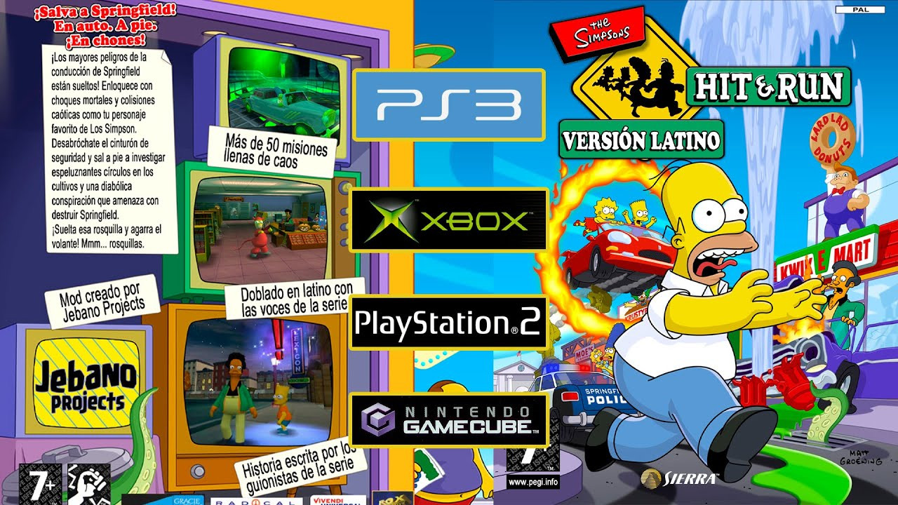 The Simpsons: Hit & Run - Versión Latino Mod for The Simpsons: Hit & Run | SHAR Mods