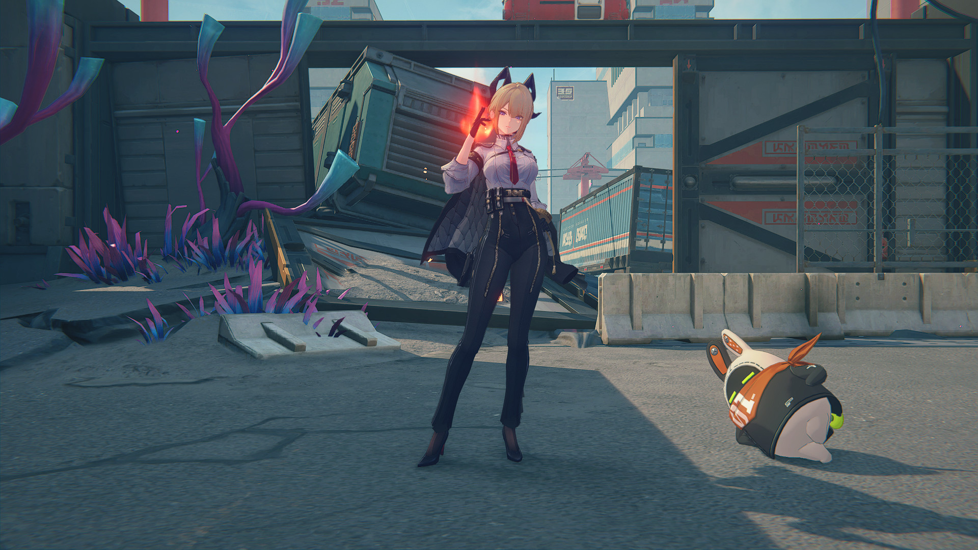 Evelyn With Zani Outfit Mod for Zenless Zone Zero | ZZZ Mods