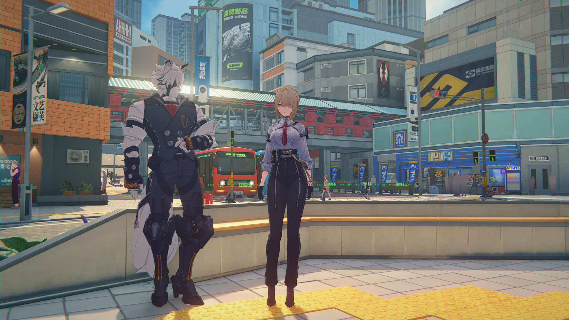 Evelyn With Zani Outfit Mod for Zenless Zone Zero | ZZZ Mods