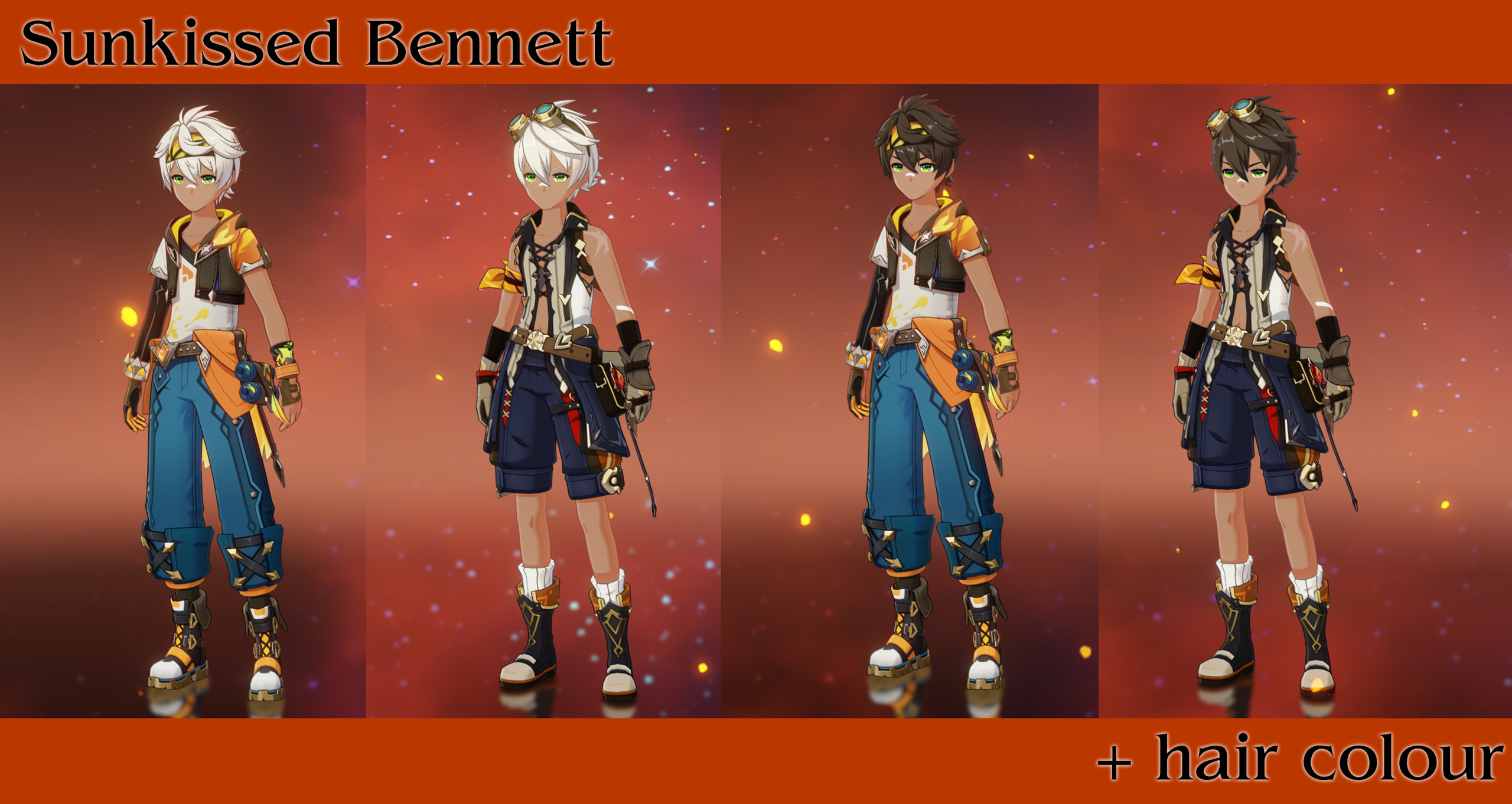 Sunkissed Bennett Mod for Genshin Impact | GI Mods