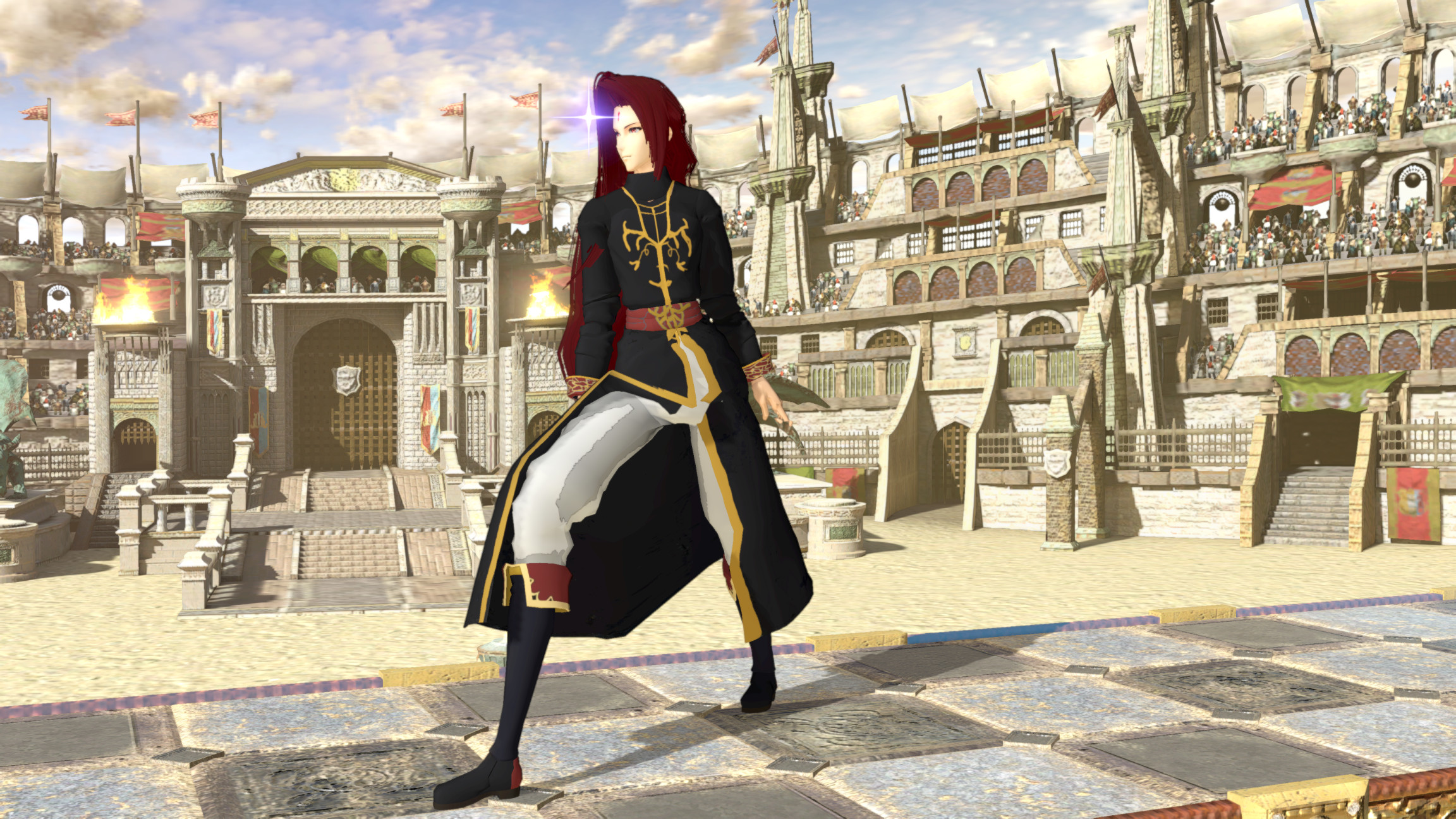 Prince Julius (Fire Emblem) over Bayonetta Mod for Super Smash Bros ...