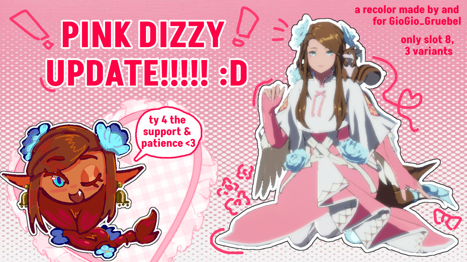 "Fixed" Dizzy color 8 (UPDATE) Mod for GUILTY GEAR -STRIVE- | GGST Mods