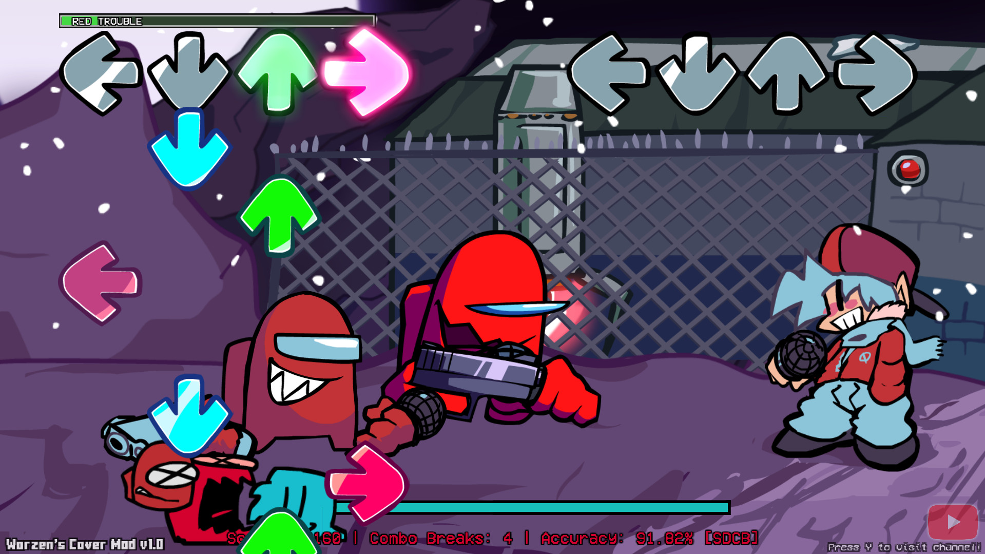 Worzen's Playable Cover Mod v1.0 Mod for Friday Night Funkin' | FNF Mods