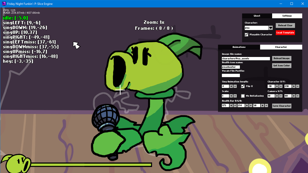 PVZ Peashooter and Sunflower custom characters Mod for Friday Night ...