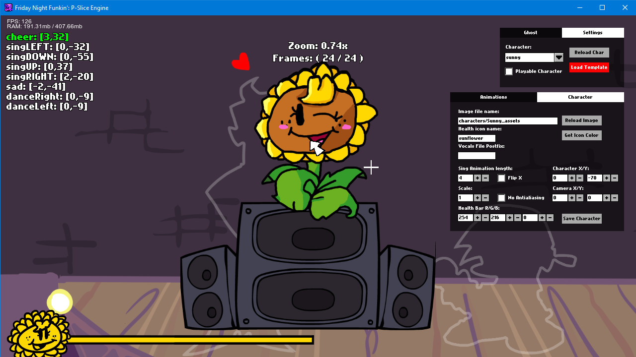 PVZ Peashooter and Sunflower custom characters Mod for Friday Night ...