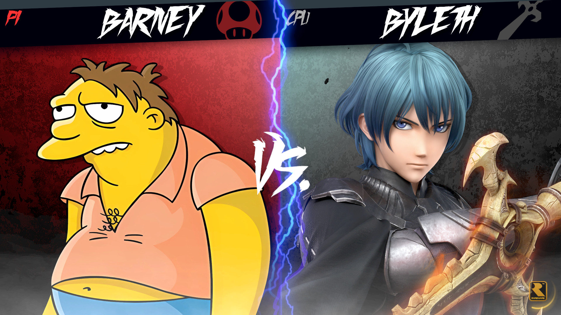 HD Clean UI for Barney Mod for Super Smash Bros. Ultimate | SSBU Mods