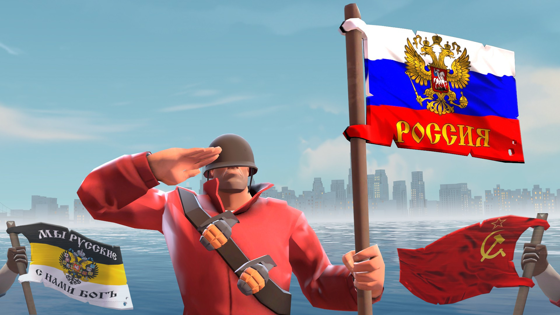 Russian Flags (Flying Color reskin) Mod for Team Fortress 2 | TF2 Mods