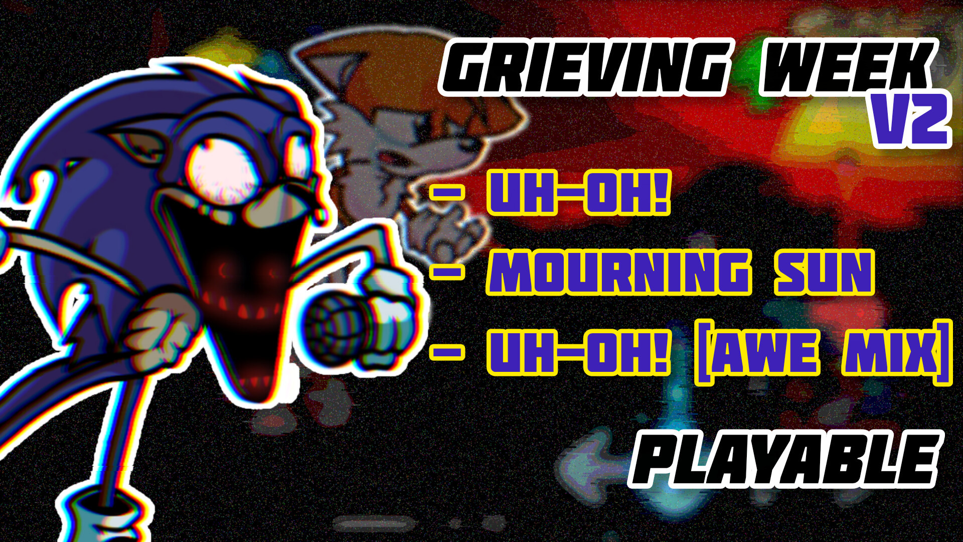 [SENSITIVE CONTENT] GRIEVING WEEK V2 - Uh-Oh! & Mourning Sun PLAYABLE ...