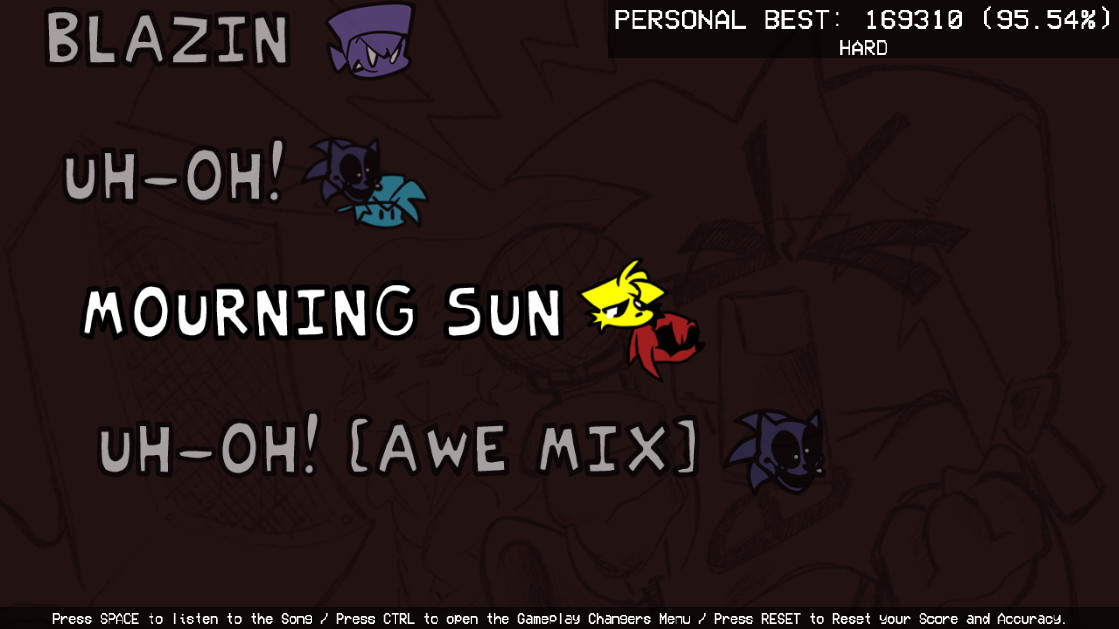 [SENSITIVE CONTENT] GRIEVING WEEK V2 - Uh-Oh! & Mourning Sun PLAYABLE ...