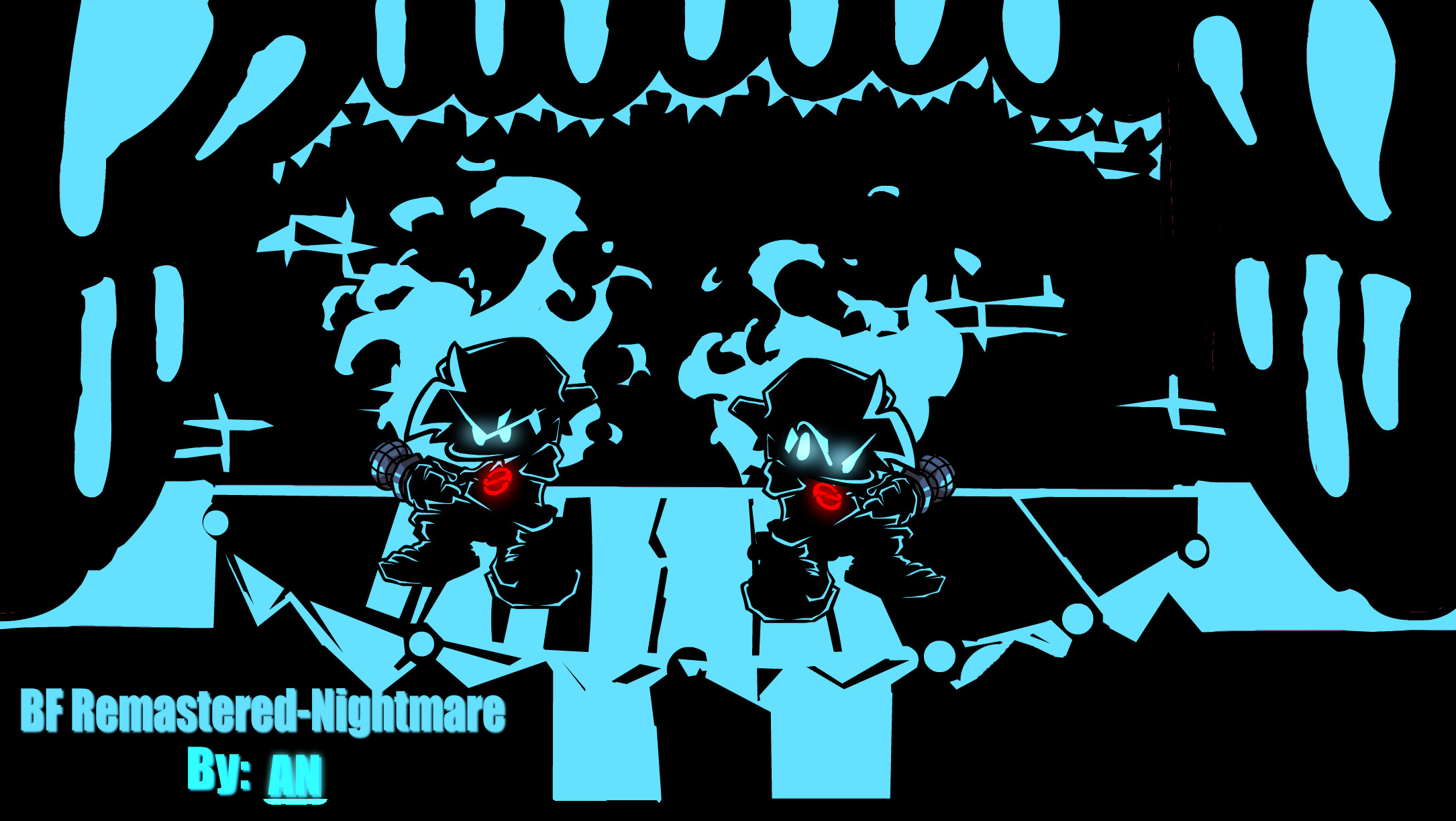 BF Remastered-Nightmare（+FLA） Mod for Friday Night Funkin' | FNF Mods