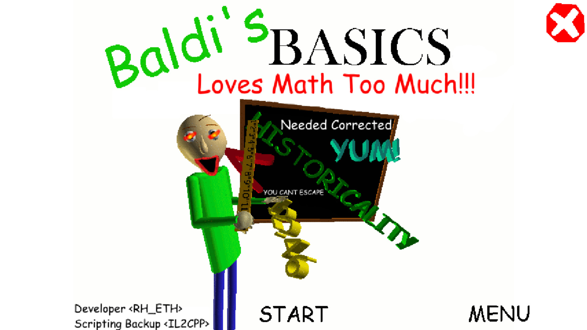 Baldi Basics Loves Math Too Much Mod for Baldi's Basics | Baldi Mods