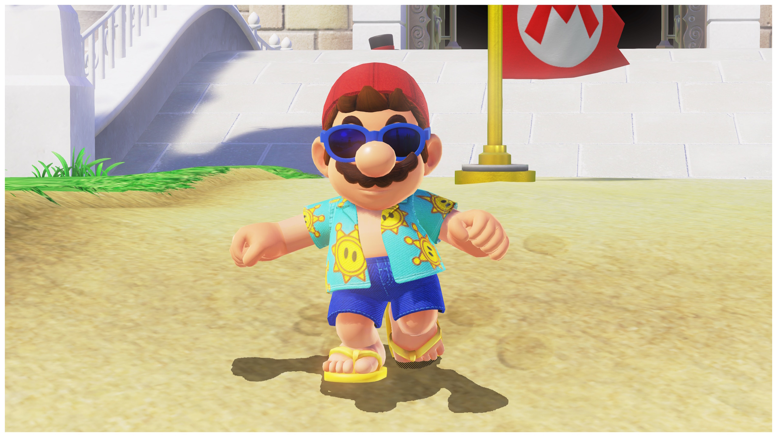 Mario Sunshine (Mario Kart World) Mod for Super Mario Odyssey | SMO Mods