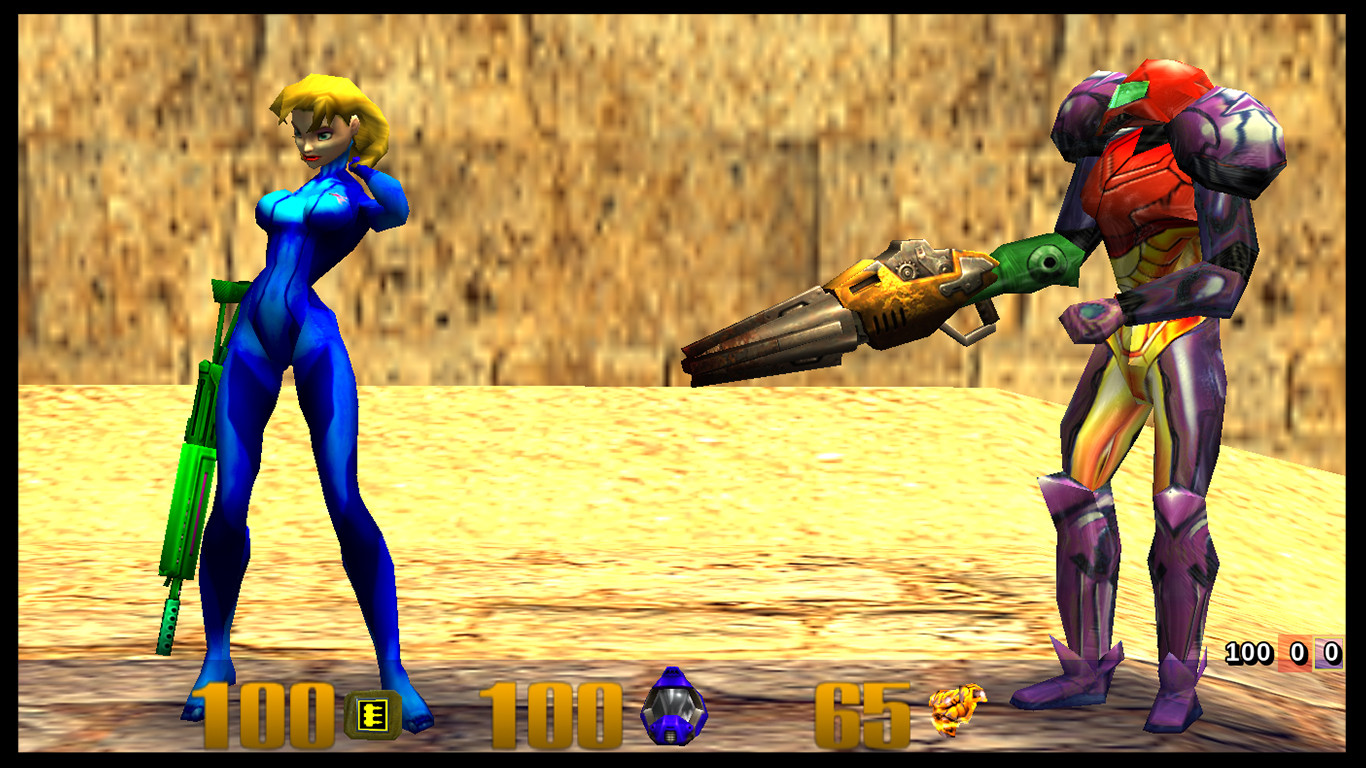 Zero Suit Danger Girl Samus for Quake 3 Arena Mod for Quake III: Arena ...