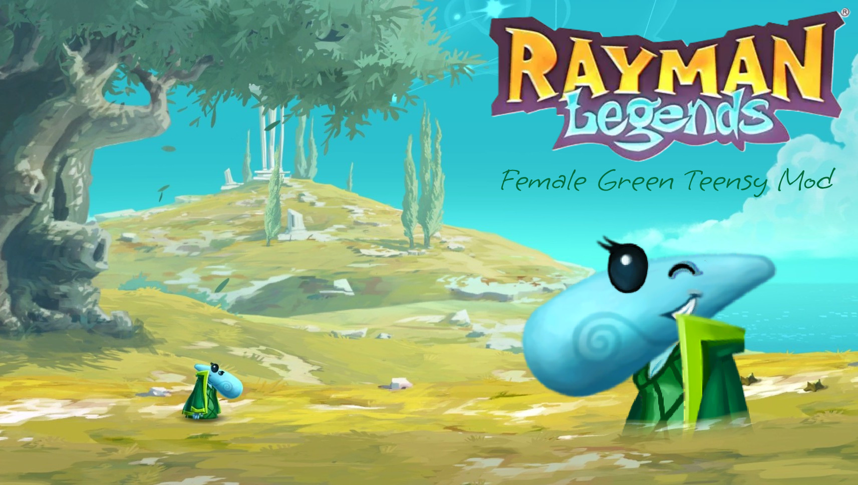Female Green Teensy over Grand Minimus Mod for Rayman Legends | RL Mods