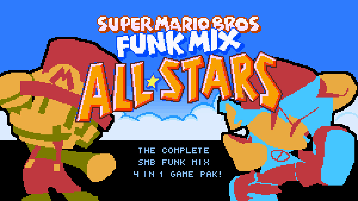 Super Mario Bros. Funk Mix All-Stars Mod for Friday Night Funkin' | FNF ...