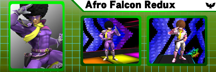 Afro Falcon Redux Mod for Super Smash Bros. Brawl | Brawl Mods
