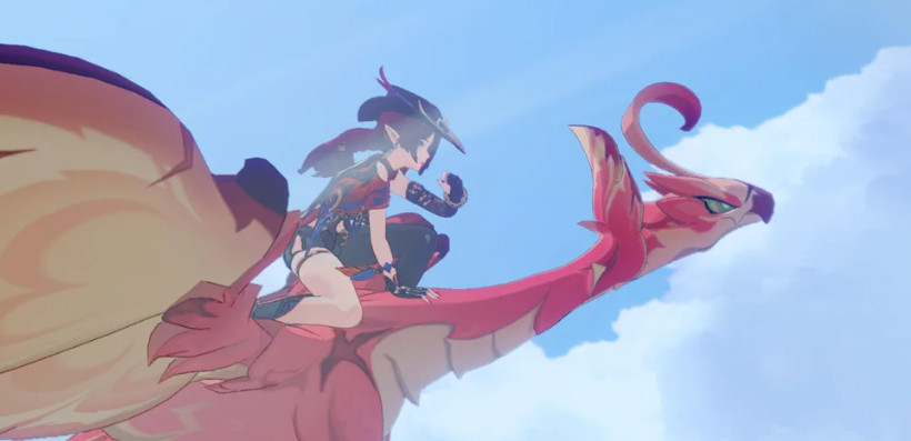 (Animated) Chasca's Qucusaur Mount Mod for Genshin Impact | GI Mods