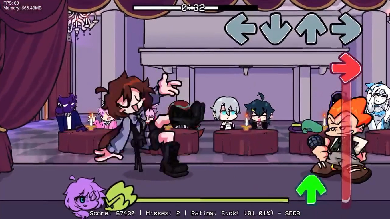 Vs Spacey: Celestial Redux Mod for Friday Night Funkin' | FNF Mods