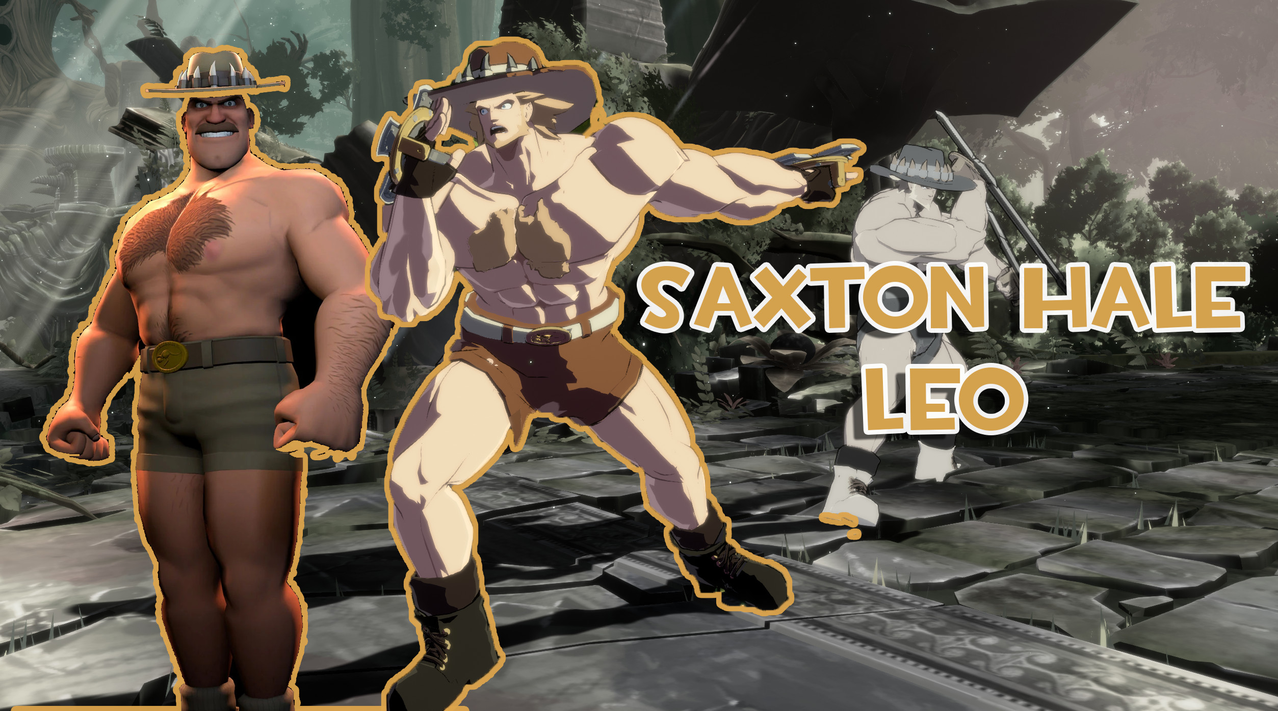 Saxton Hale Leo Mod for GUILTY GEAR -STRIVE- | GGST Mods