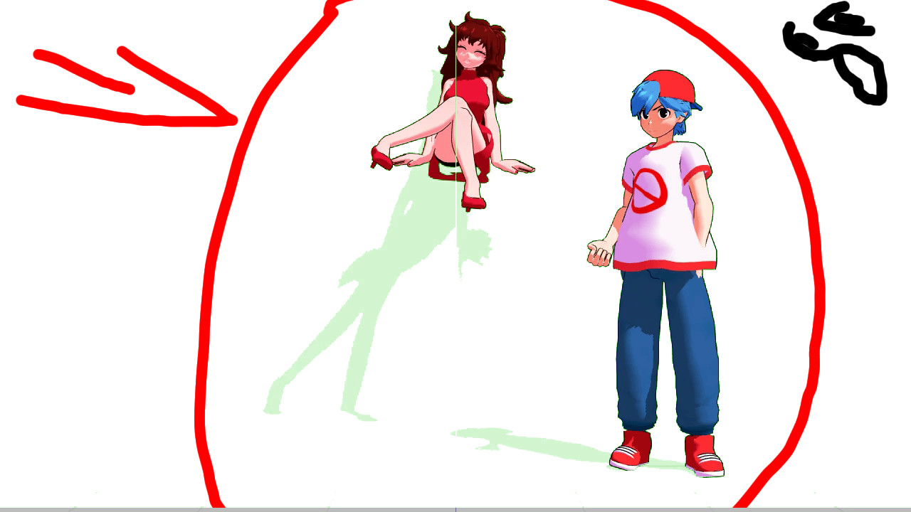 boyfriend & grilfriend mmd sprites mod Mod for Friday Night Funkin ...