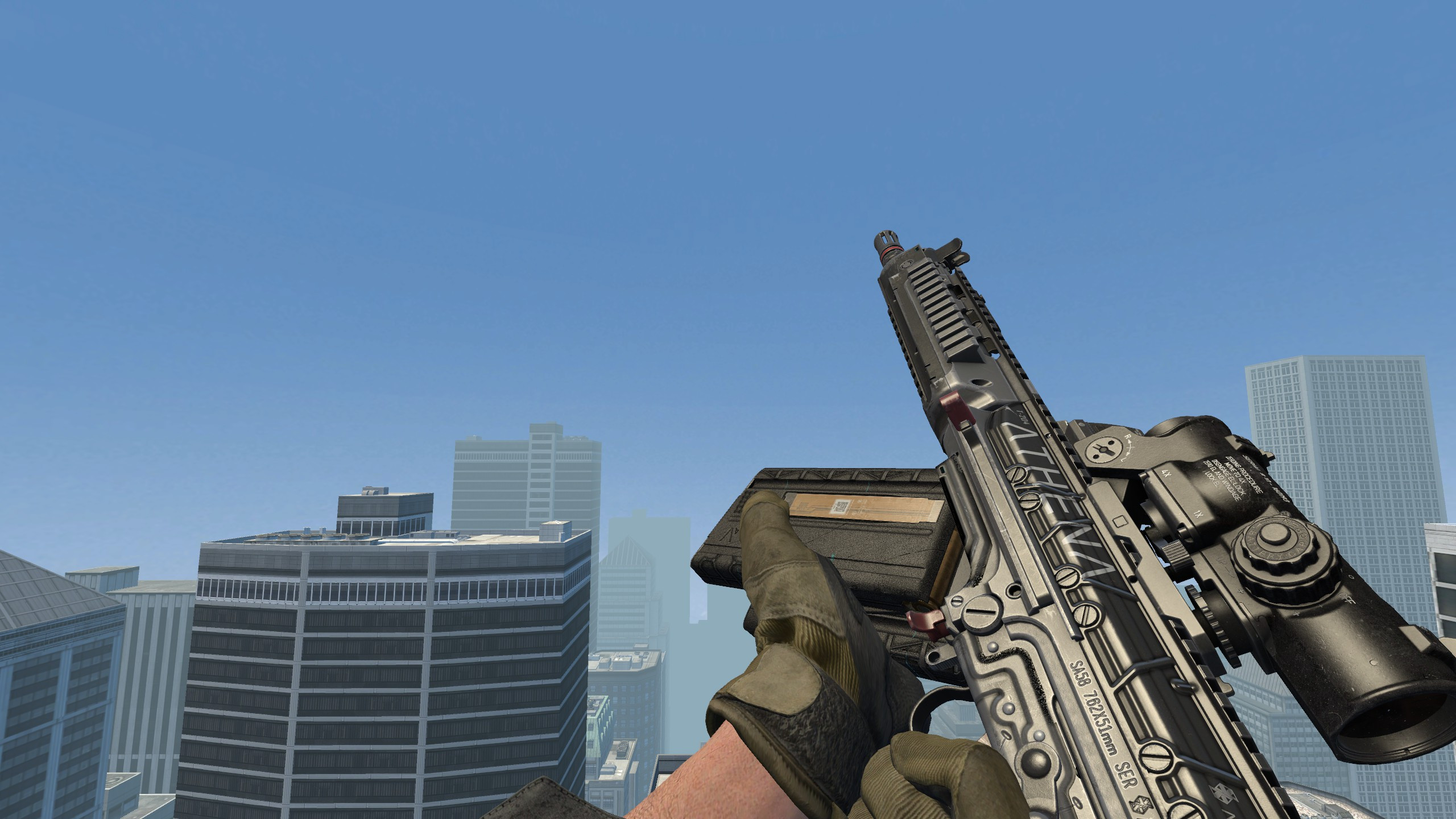 RON SA-58 on BO6 Anims Mod for Counter-Strike: Source | CS:S Mods