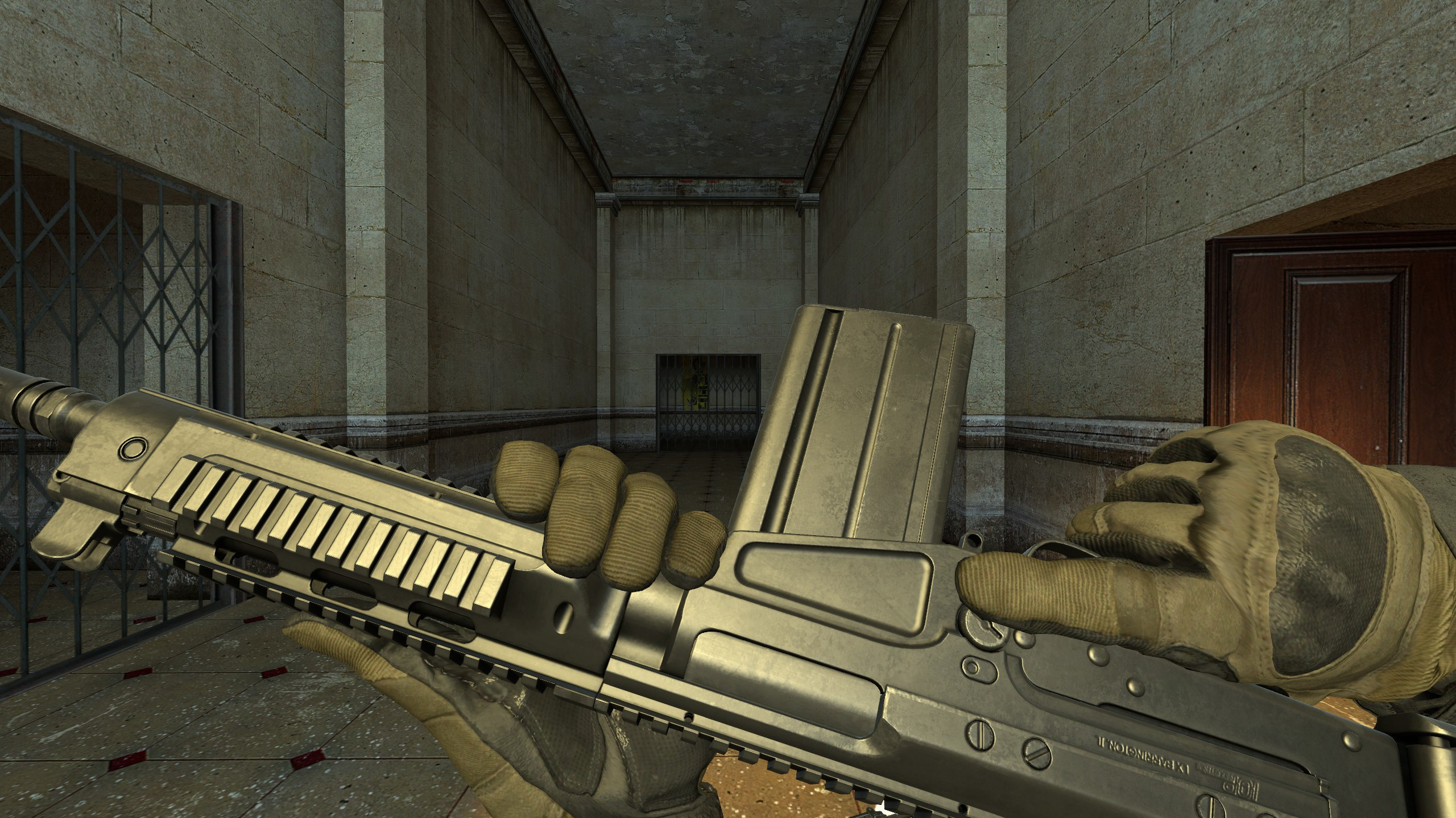 RON SA-58 on BO6 Anims Mod for Counter-Strike: Source | CS:S Mods