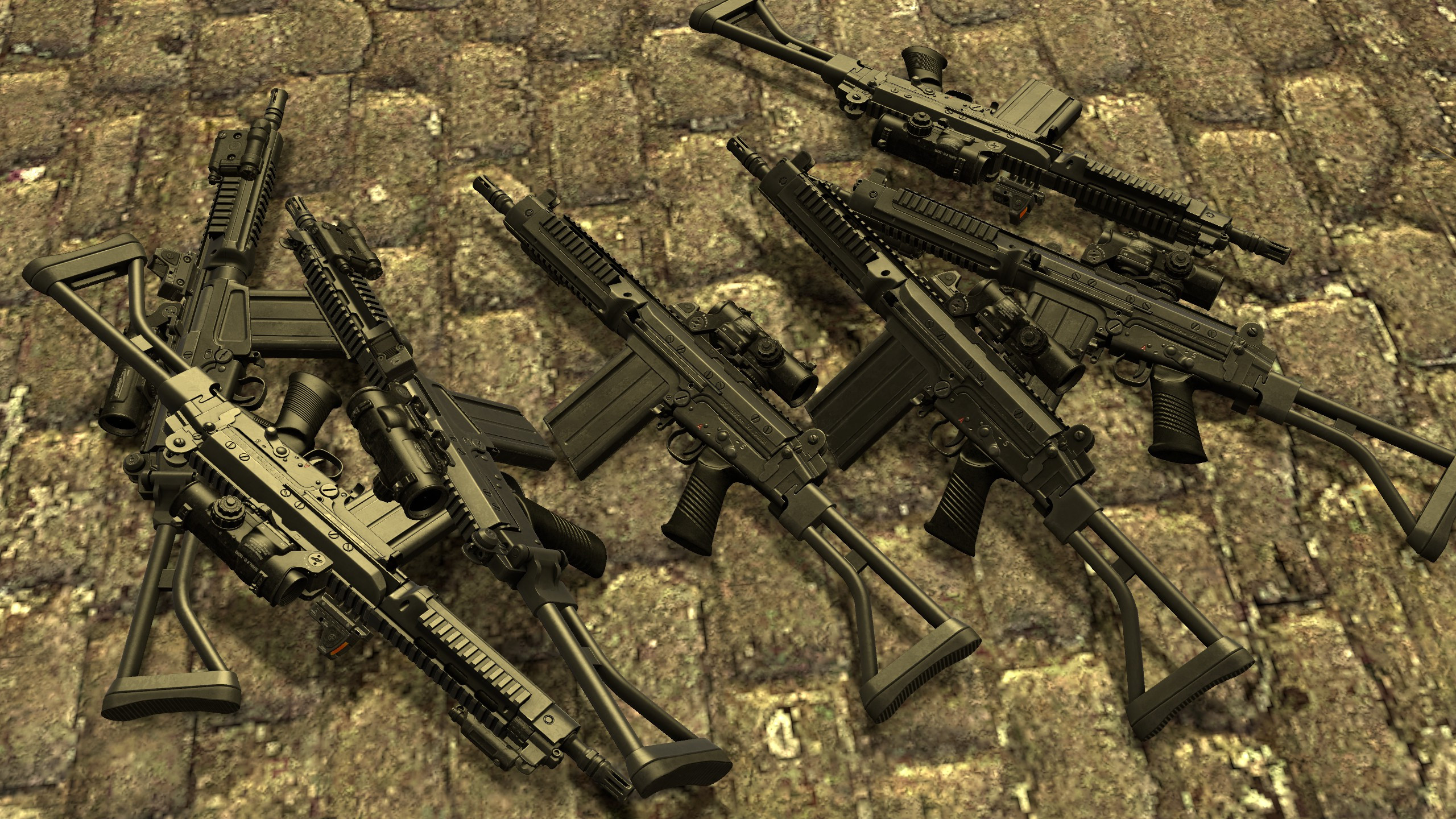 RON SA-58 on BO6 Anims Mod for Counter-Strike: Source | CS:S Mods