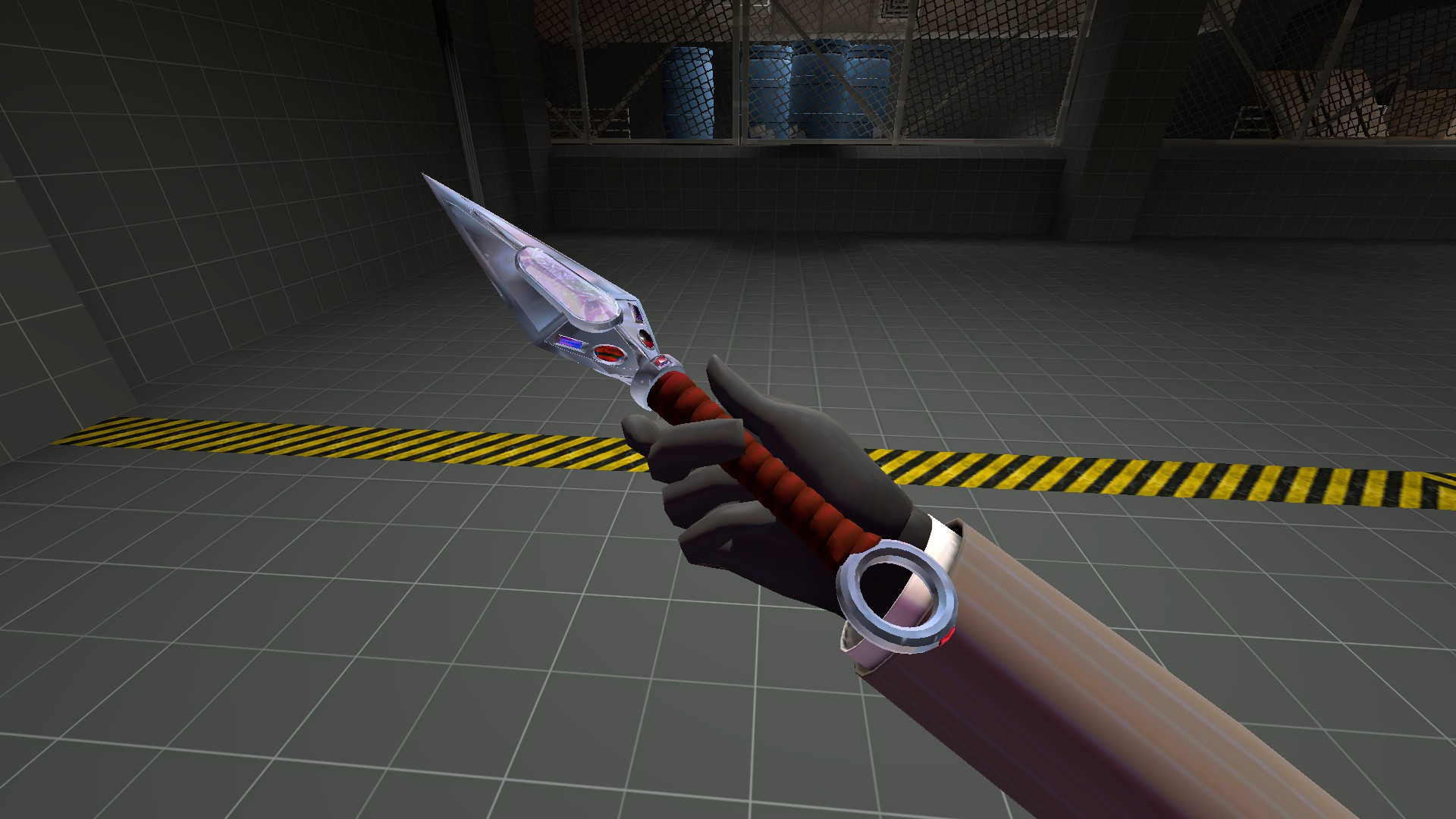 Silver Decorated Kunai (Casual Compatible) Mod for Team Fortress 2 | TF2 Mods