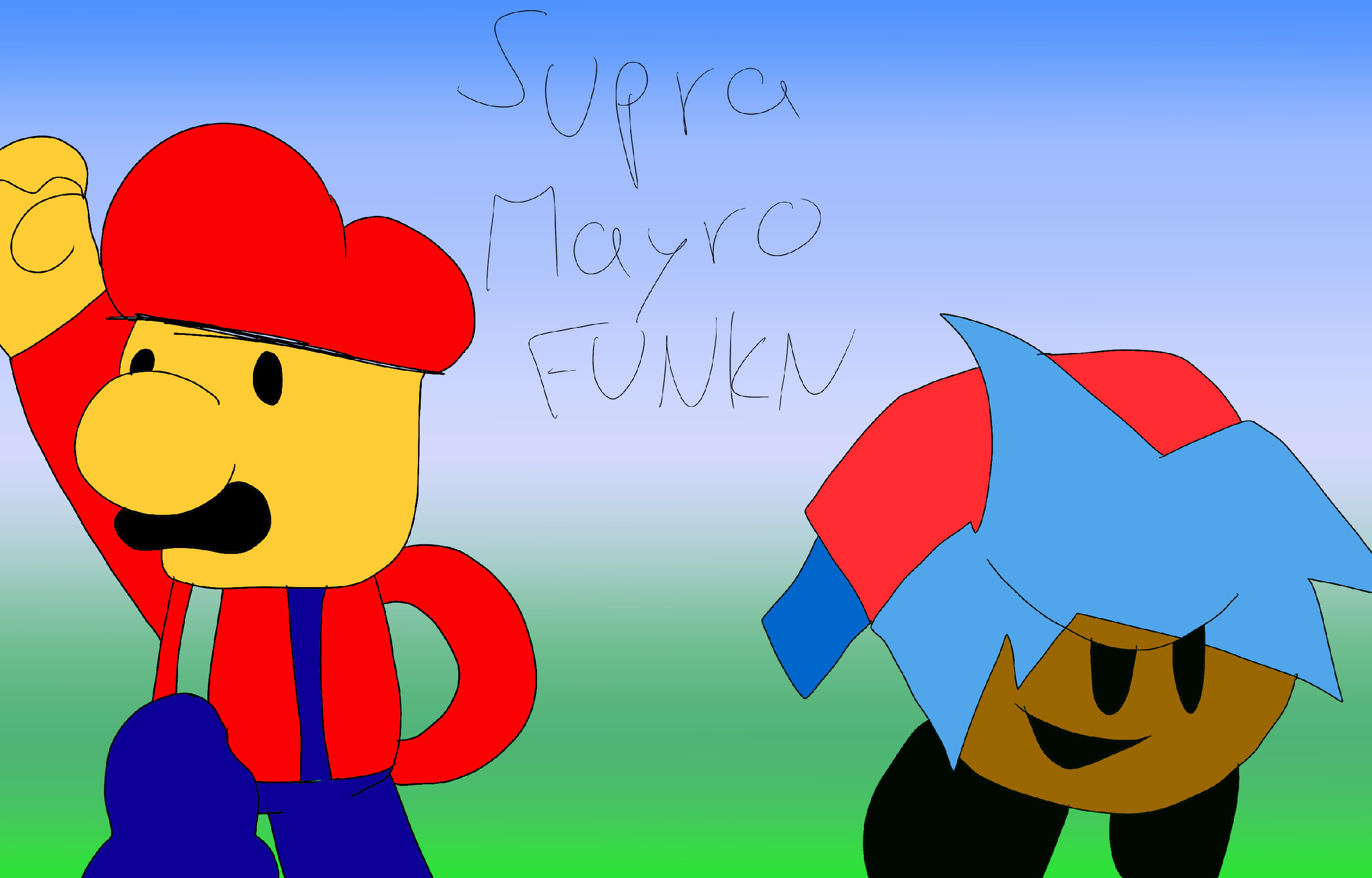 Supra Mayro Funkn (ONE SHOT) Mod for Friday Night Funkin' | FNF Mods