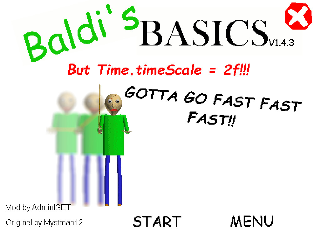 Fast Baldi's Basics Mod for Baldi's Basics | Baldi Mods