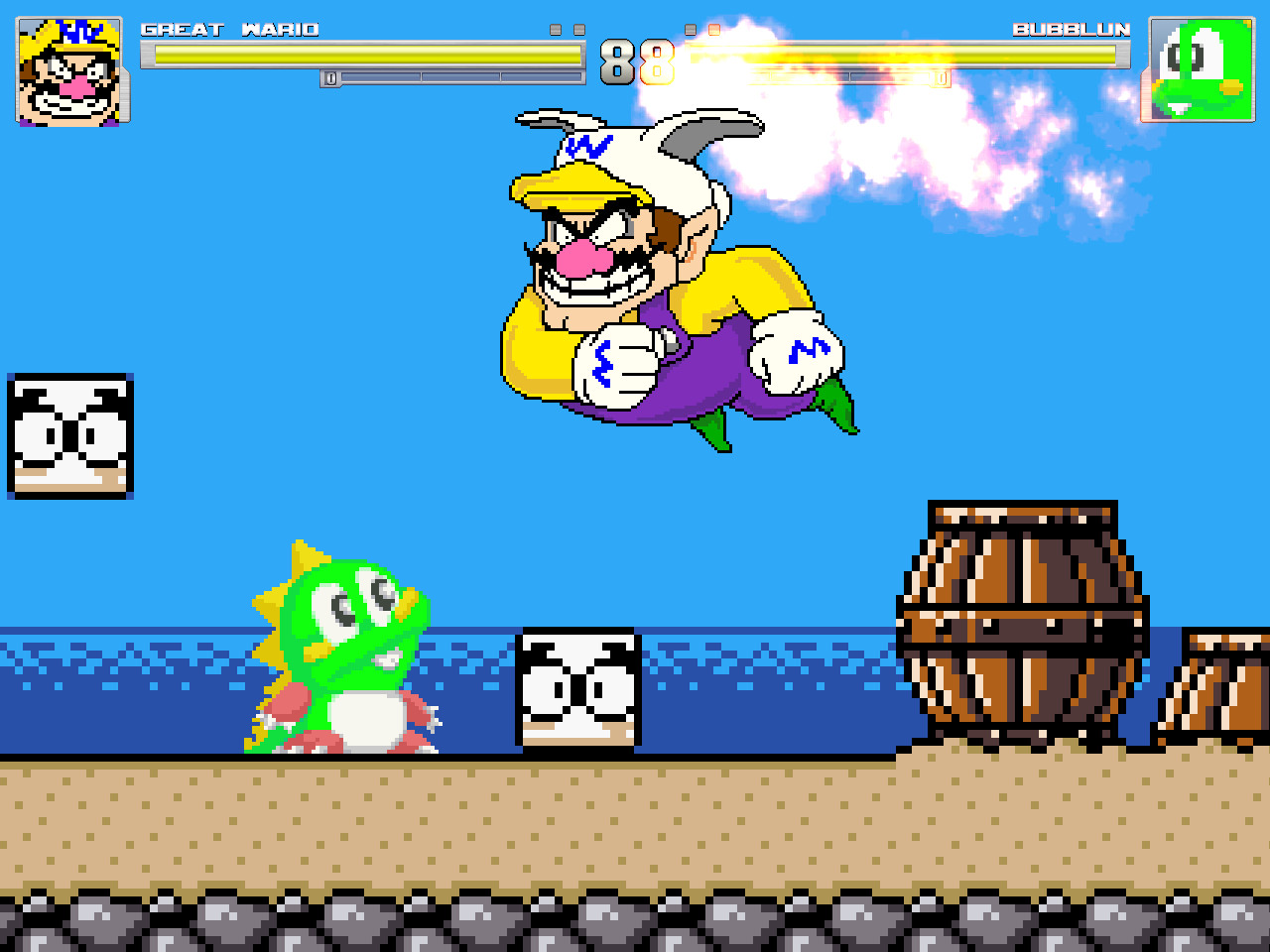 Rice Beach (Wario Land) Mod for M.U.G.E.N | MUGEN Mods