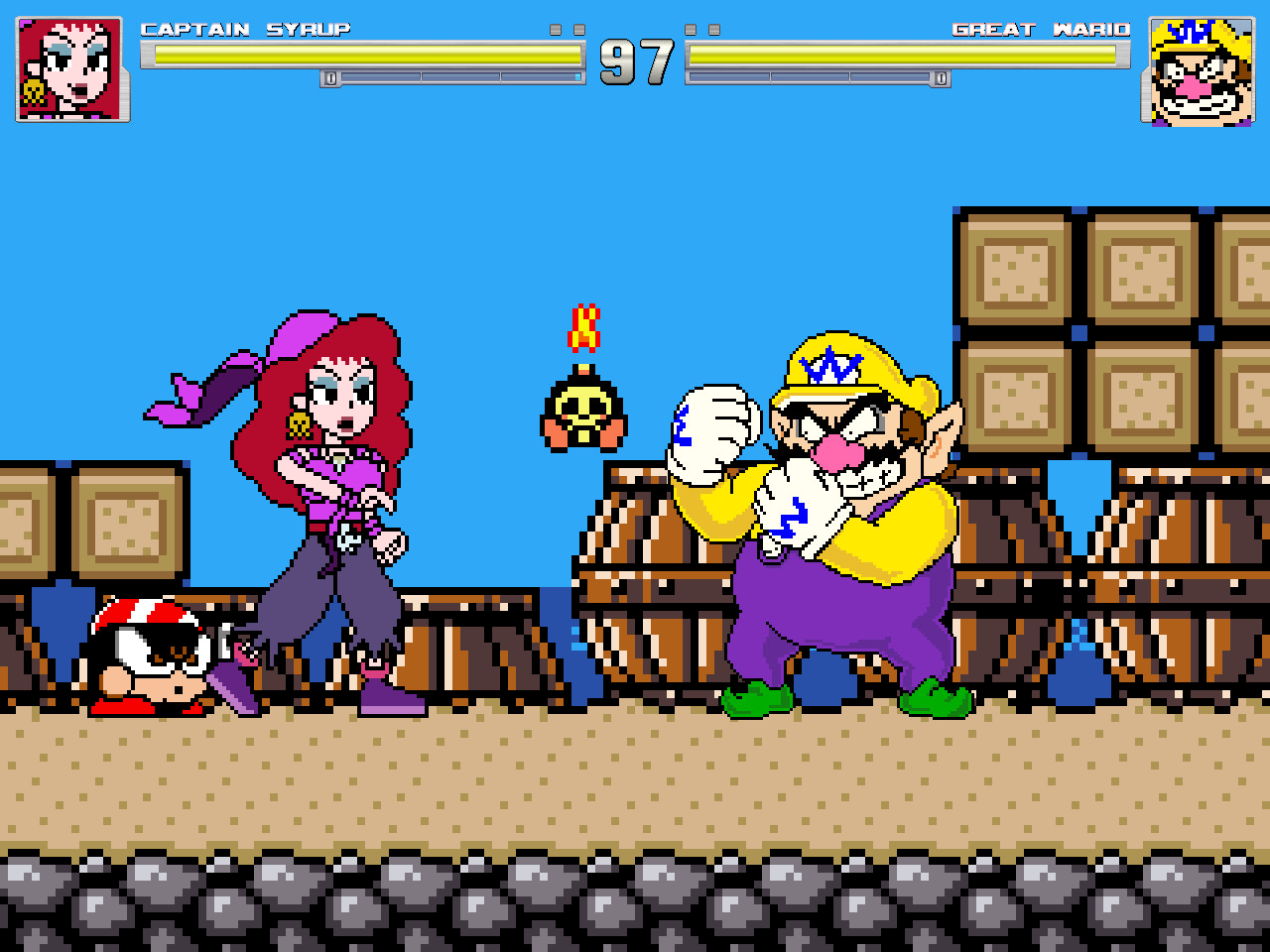 Captain Syrup (Wario Land) Mod for M.U.G.E.N | MUGEN Mods