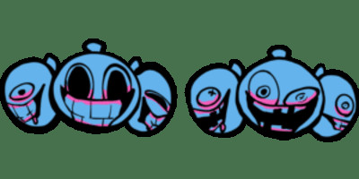 Blueberry Mash Monster Custom Skin V2 Mod for Friday Night Funkin ...