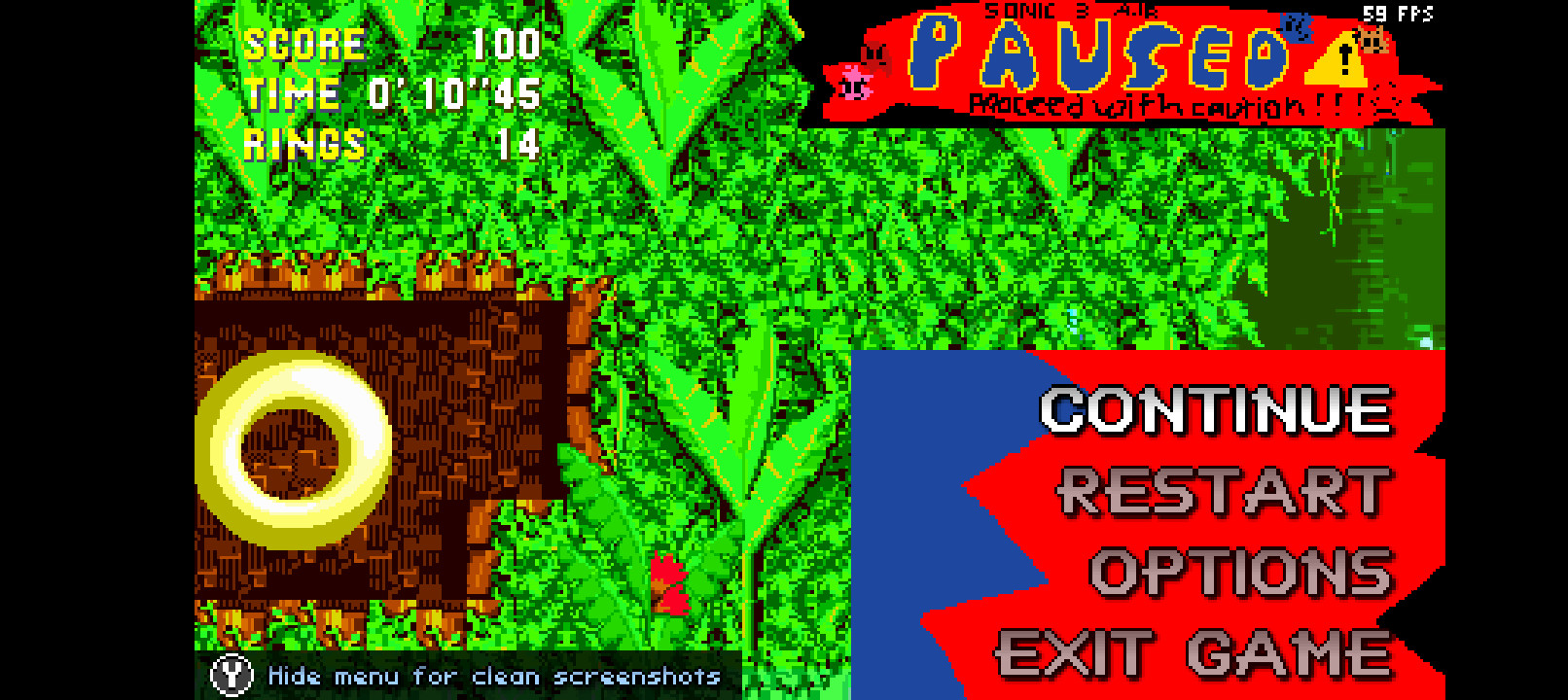 My Custom Pause Menu Mod for Sonic 3 A.I.R. | S3AIR Mods