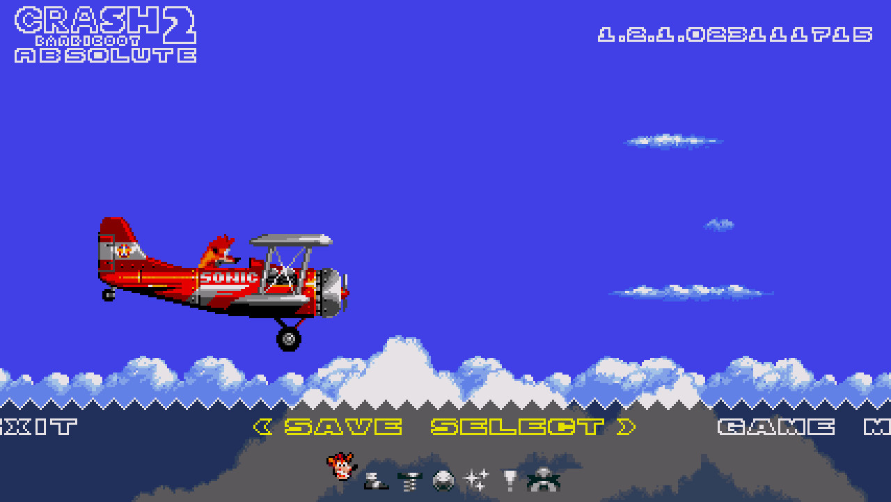 GBA Crash Bandicoot in Sonic 2 Absolute Mod for Sonic The Hedgehog 2 ...