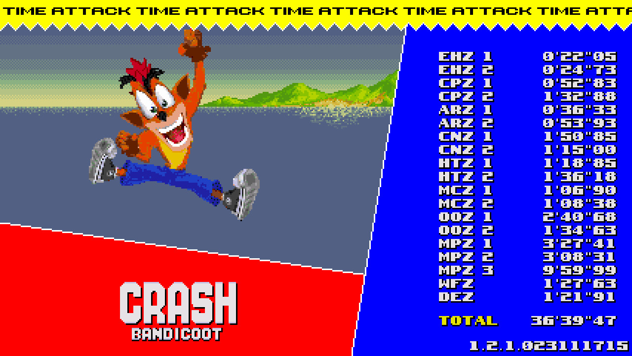 GBA Crash Bandicoot in Sonic 2 Absolute Mod for Sonic The Hedgehog 2 ...