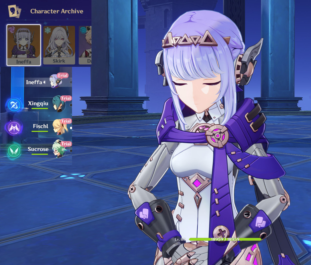 Ineffa Purple Robotic Mod for Genshin Impact | GI Mods