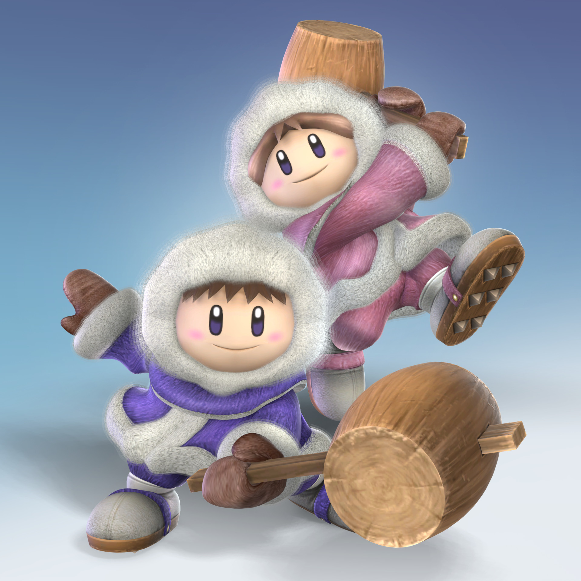 Ice Climbers Ultimate Pose Cosmetic Pack Mod for Super Smash Bros. Brawl | Brawl Mods