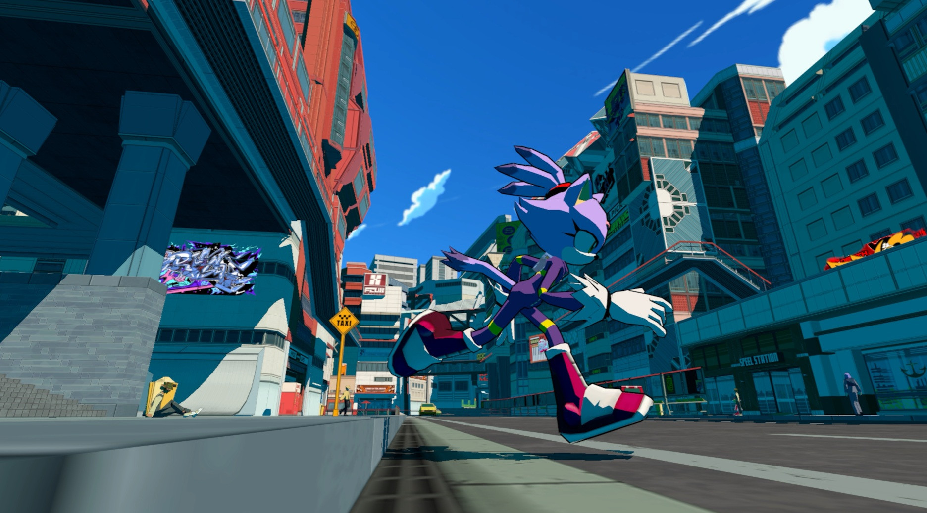 Blaze The Cat (SRZG): Joins BRC Crew! Mod for Bomb Rush Cyberfunk | BRC ...