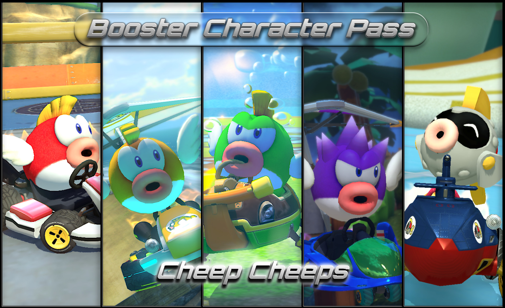 Cheep Cheeps Mod for Mario Kart 8 Deluxe | MK8D Mods