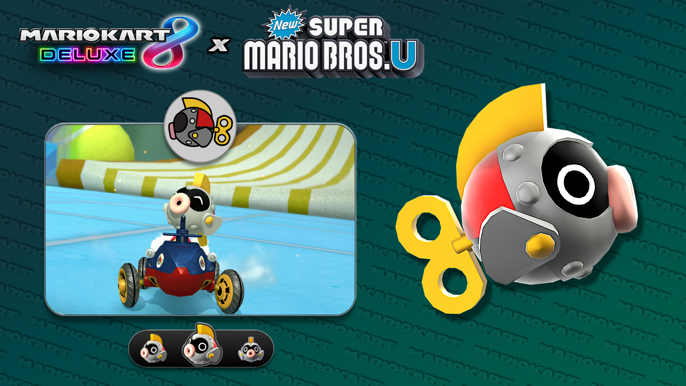 Cheep Cheeps Mod for Mario Kart 8 Deluxe | MK8D Mods