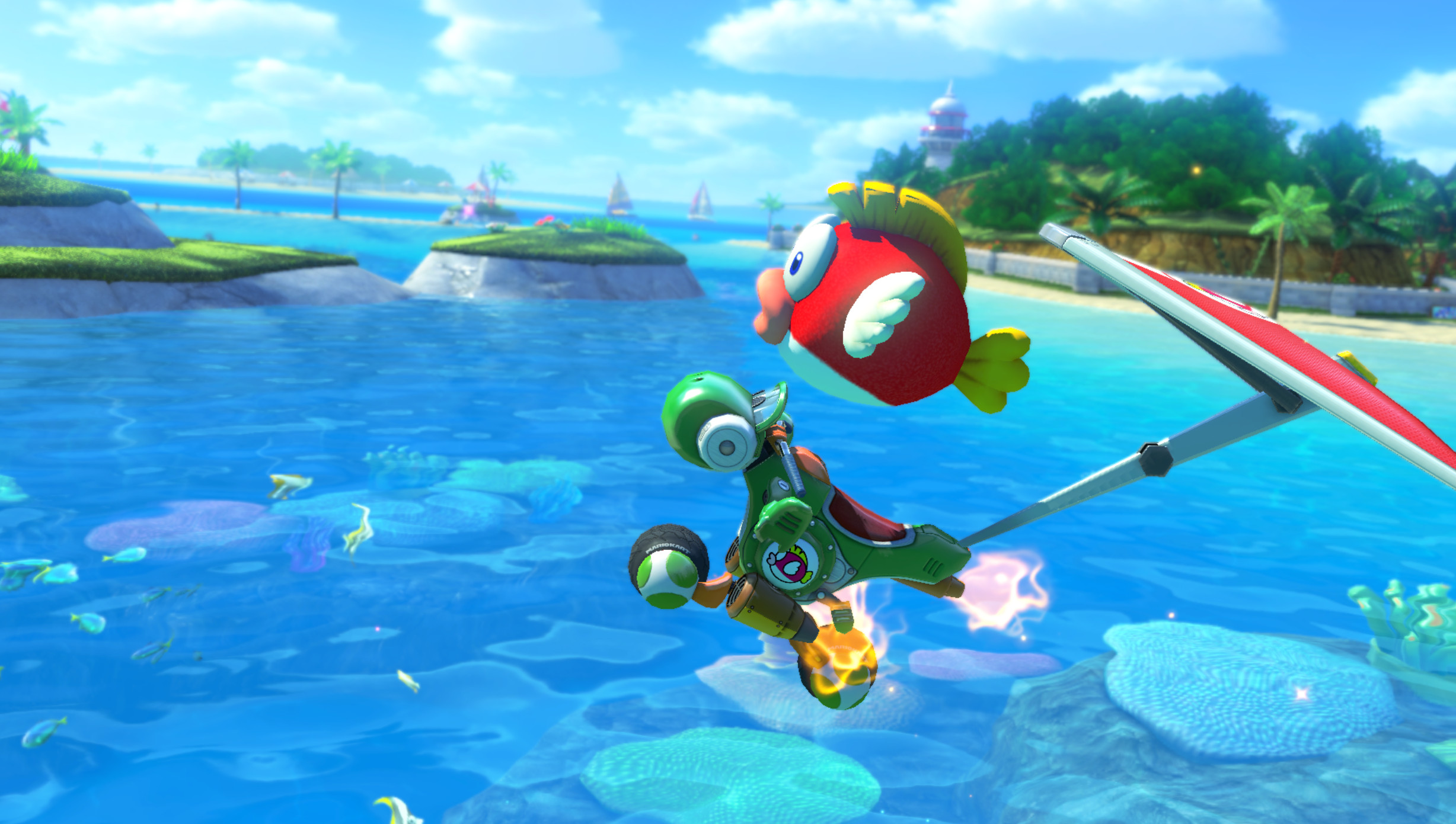 Cheep Cheeps Mod for Mario Kart 8 Deluxe | MK8D Mods