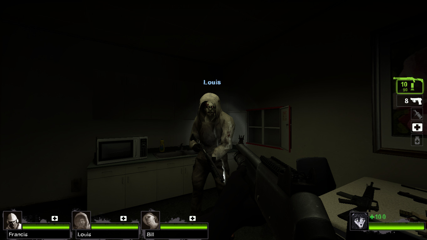 CEDA Worker Infected - Louis Mod for Left 4 Dead 2 | L4D2 Mods