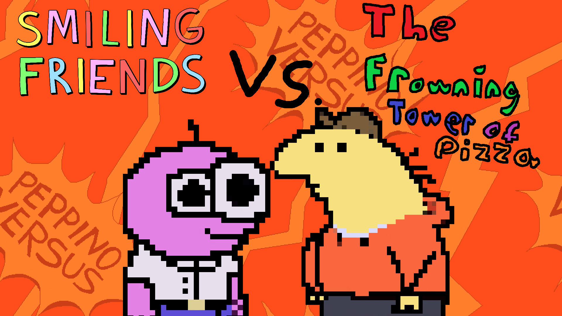 Smiling Friends VS. The Frowning Tower of Pizza Mod for Pizza Tower ...