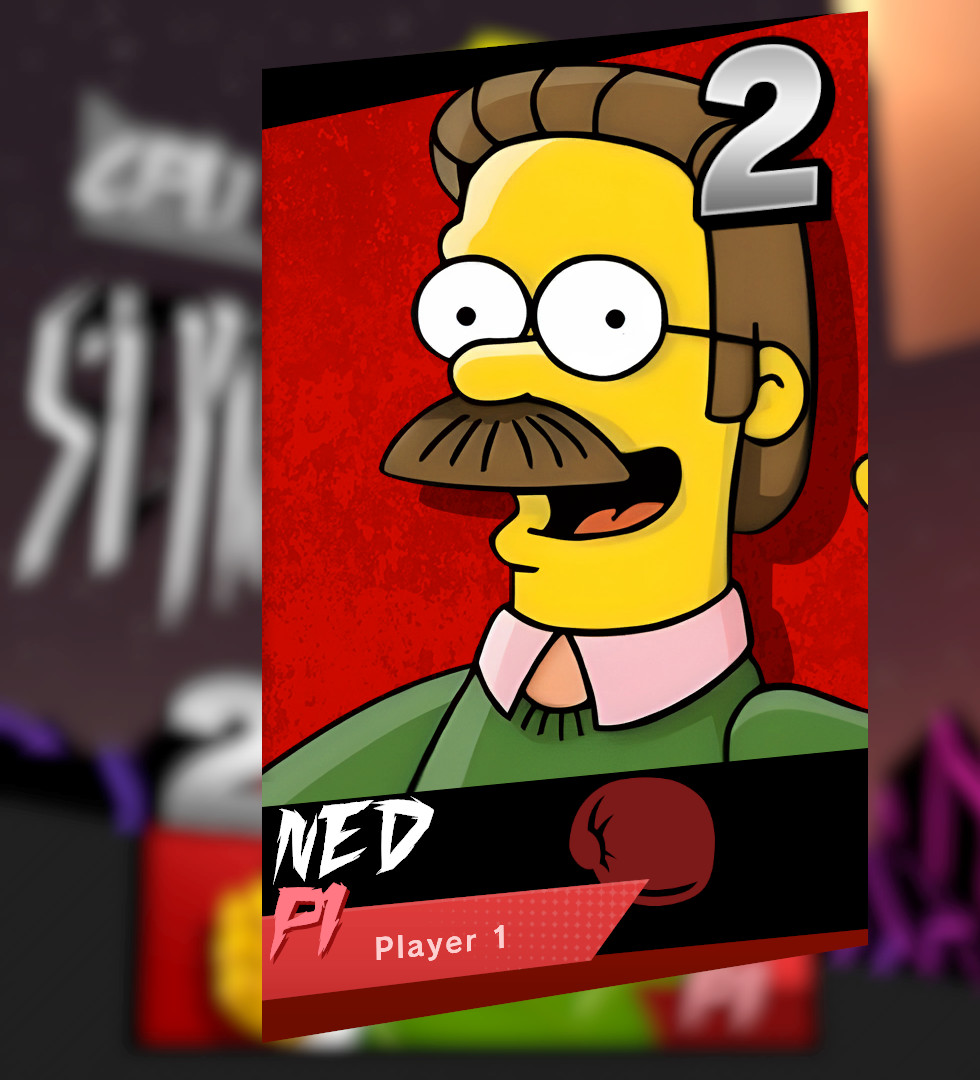 HD Clean UI for Ned Flanders Mod for Super Smash Bros. Ultimate | SSBU Mods